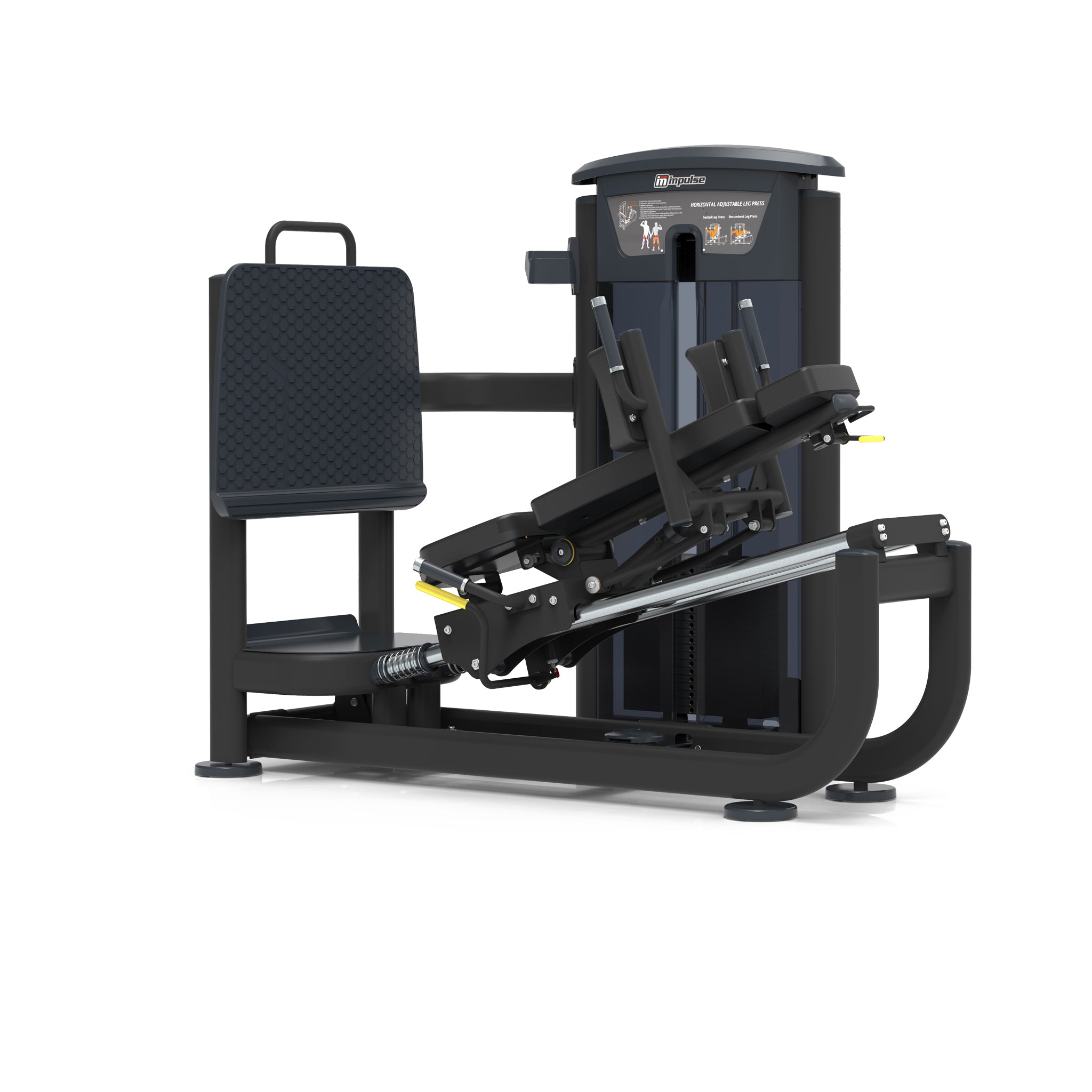 Impulse Fitness IT9 Seated Leg Press / Hack Squat - with 295lb weight ...