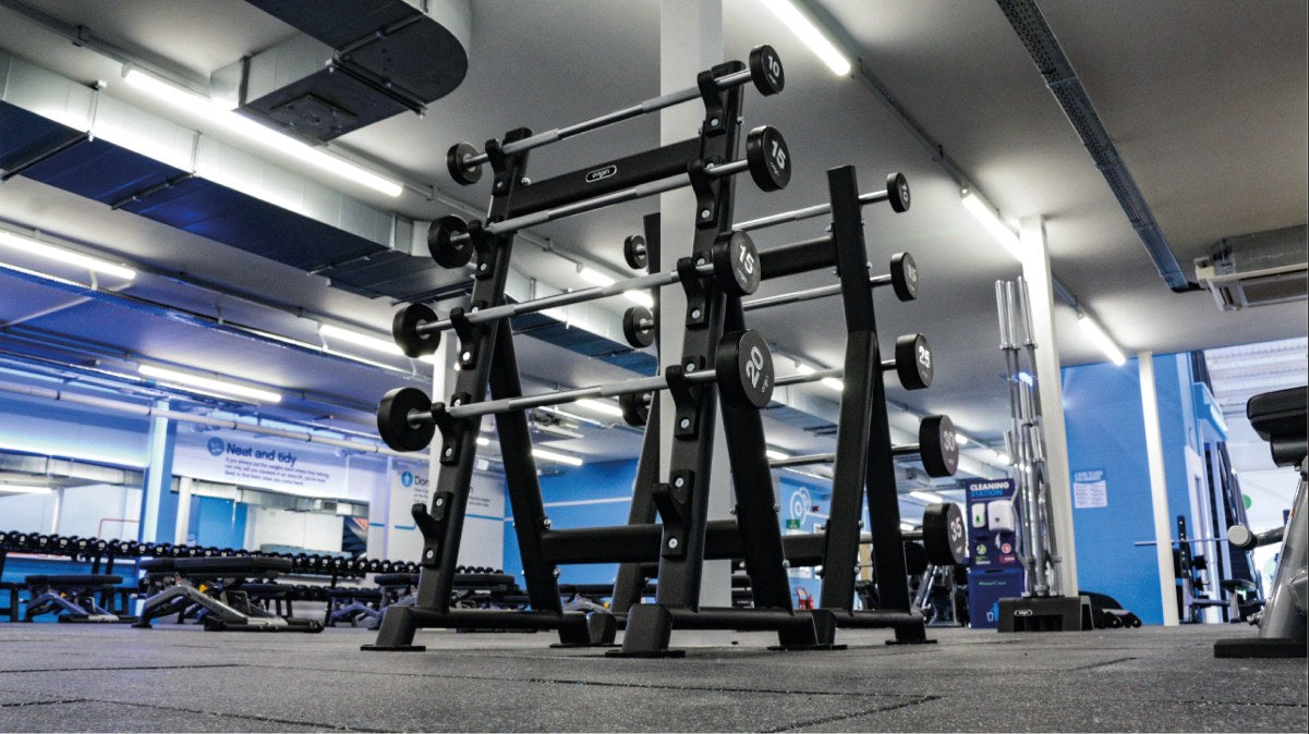 Heavy-Duty Fixed Barbell Storage Racks | Origin Fitness